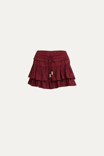 Harmony Frill Short | Frill Short | Afterpay | FLANNEL