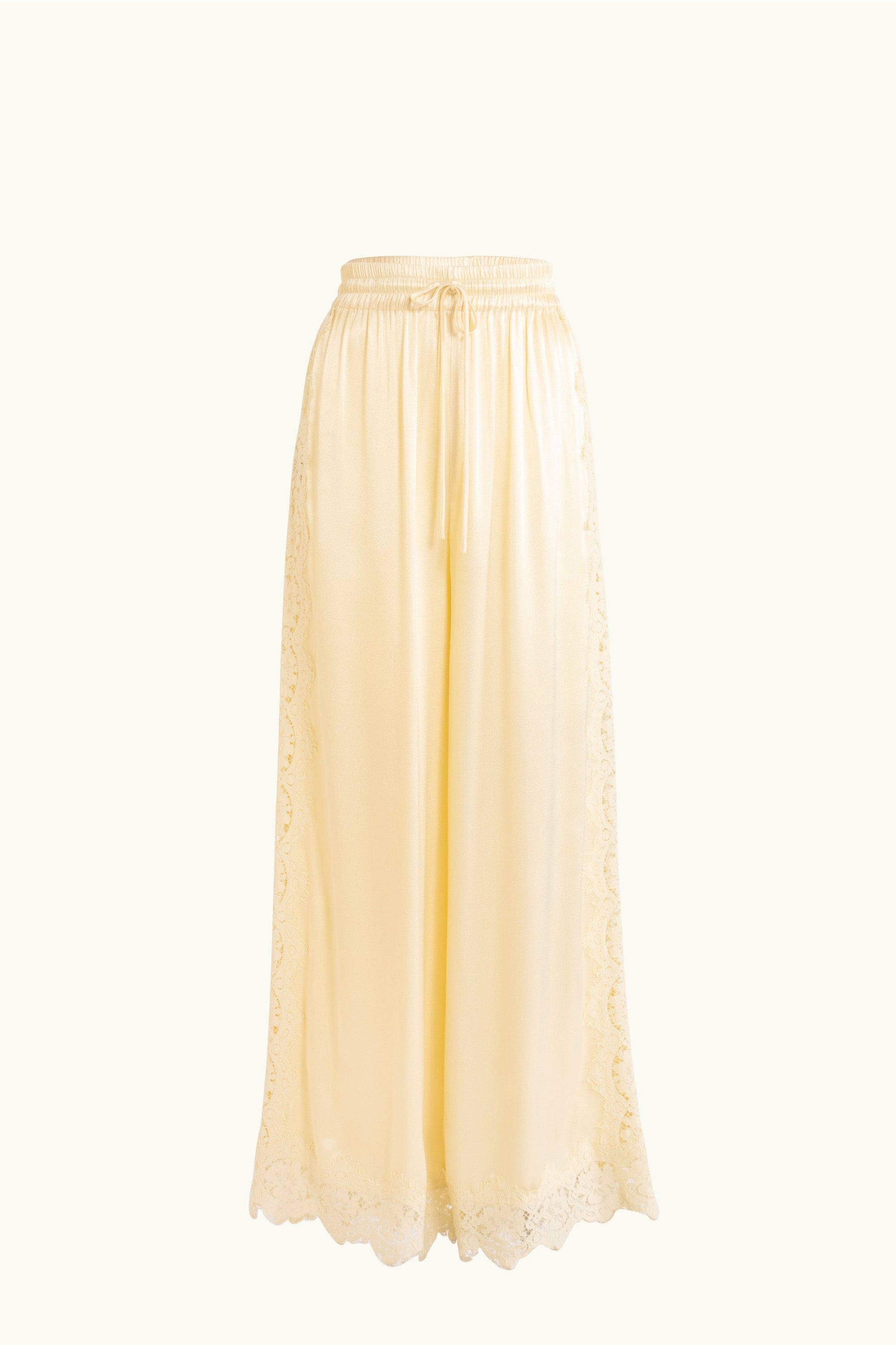 Lenny Satin Lace Pant | FLANNEL