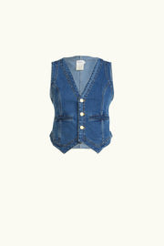 Raven Denim Vest | FLANNEL